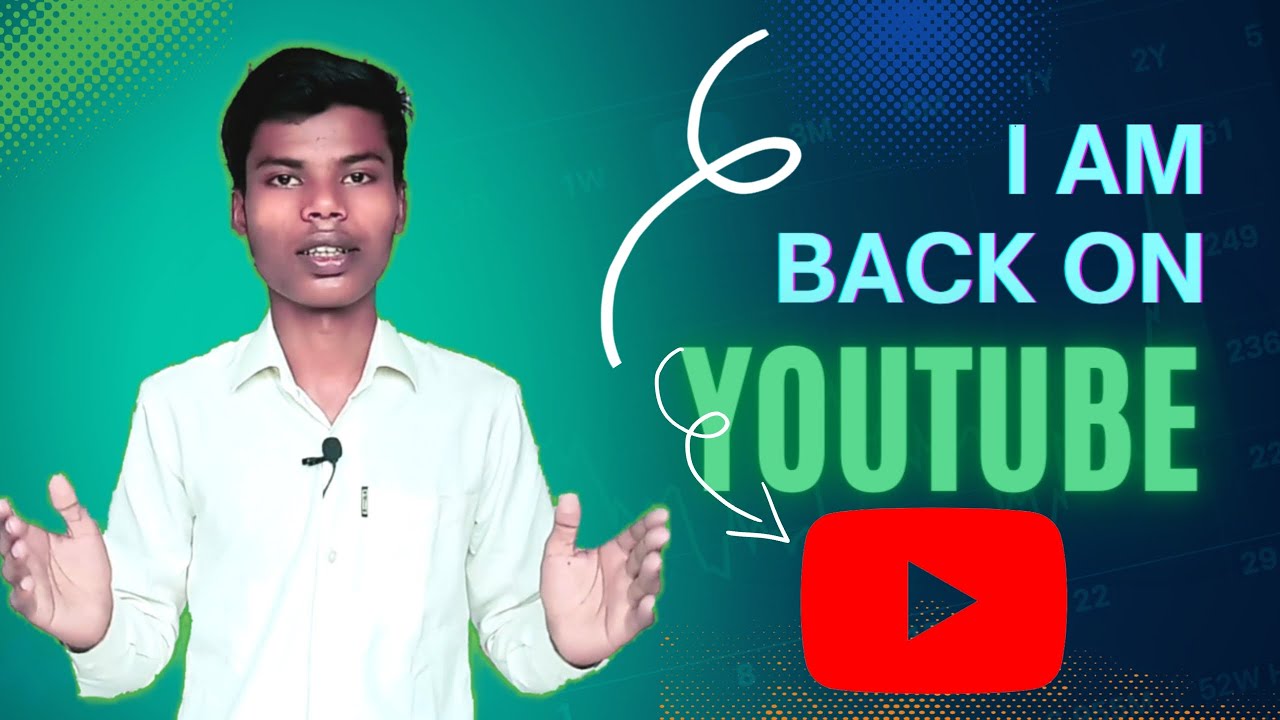 I am back on YouTube 😎 | My first video not a My first vlog 😜 - YouTube