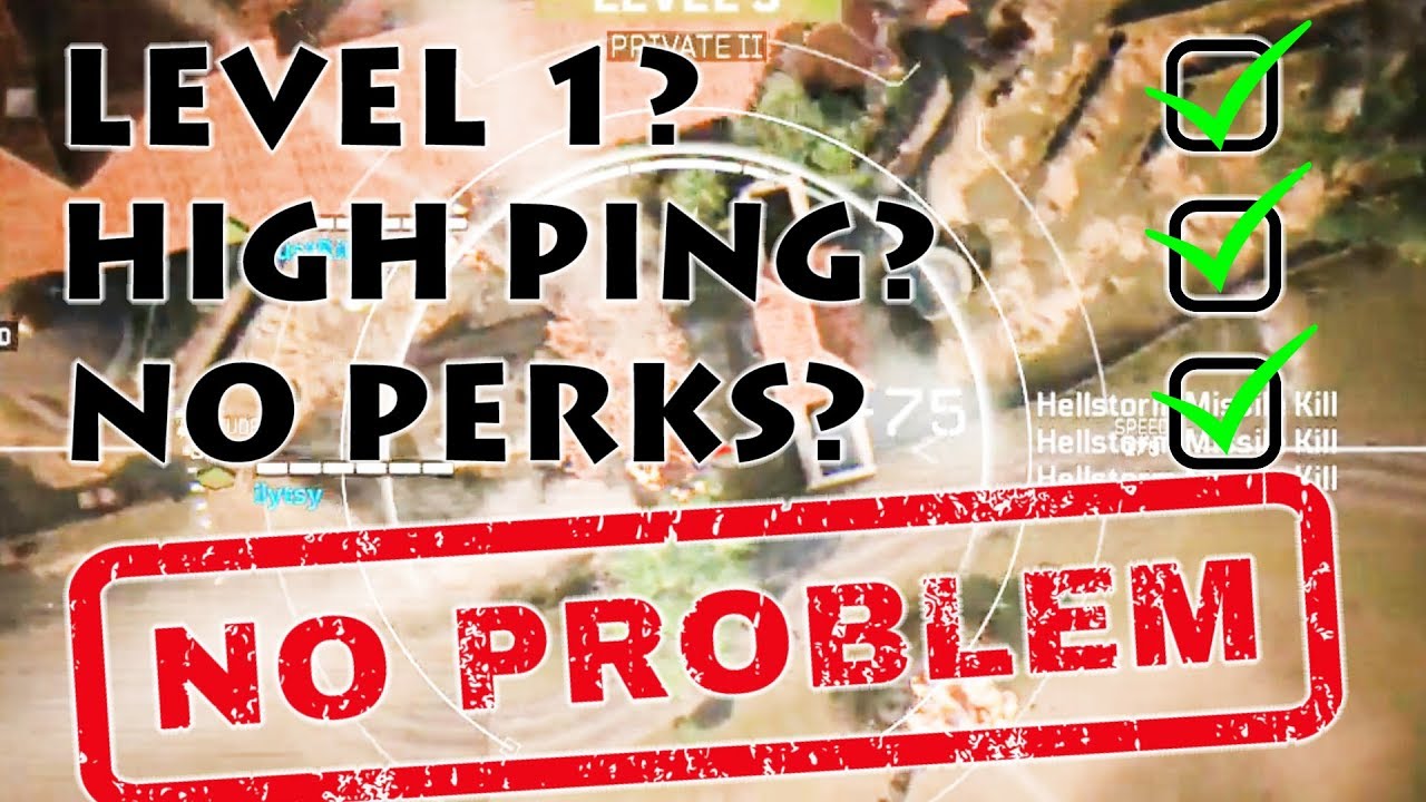 LEVEL 1 vs SEASONED PLAYERS - My First Call of Duty Multiplayer Game ...