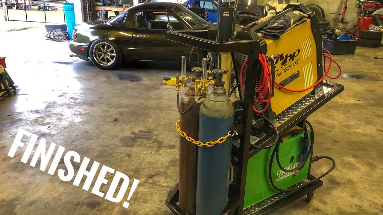 Custom welding cart build! - YouTube