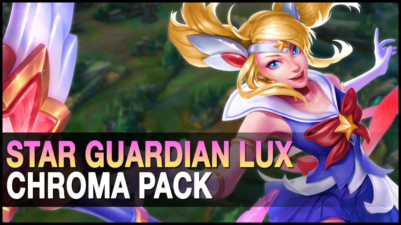 Star Guardian Lux Chroma Pack (Sailor Moon Theme) - Custom Skin ...