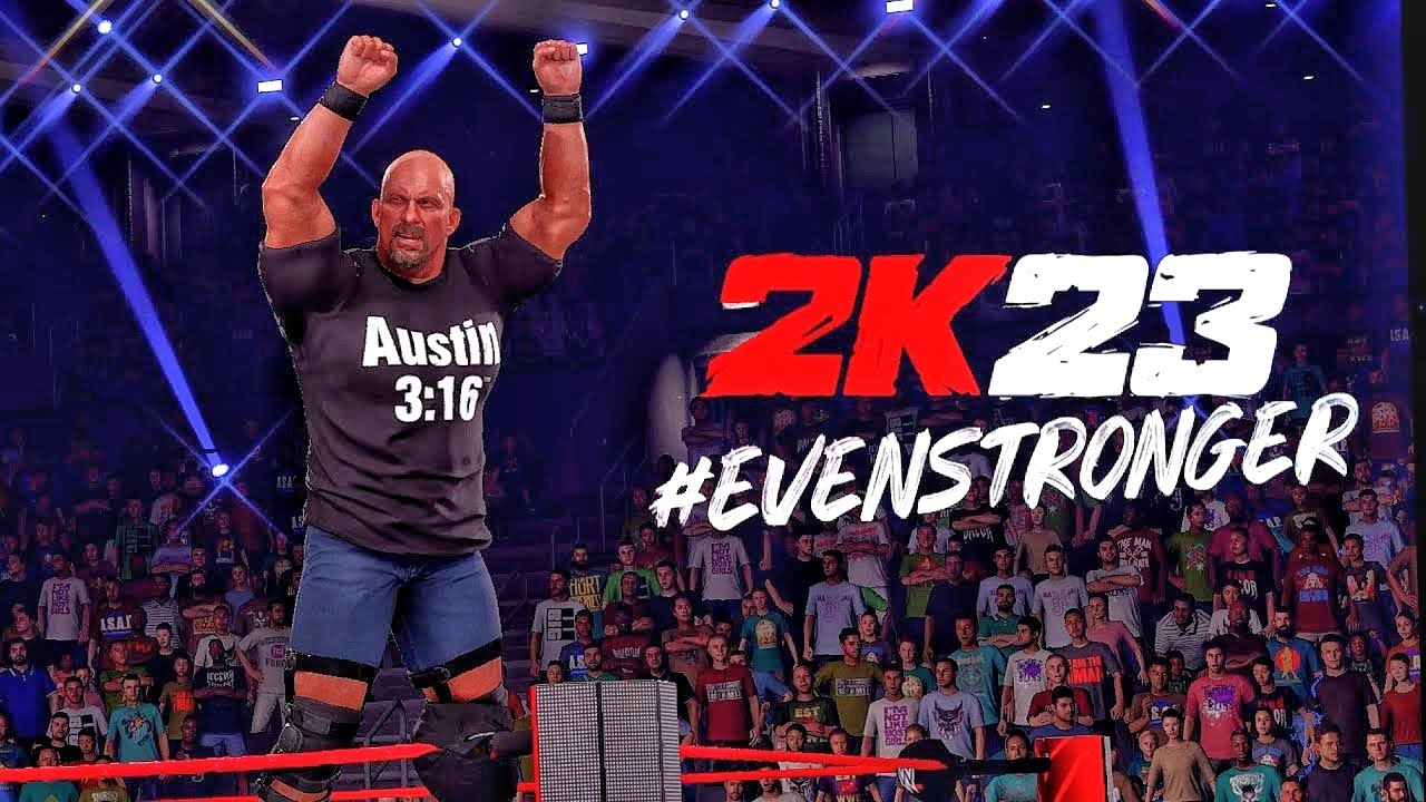 WWE 2K23 Updated Stone Cold Steve Austin Official Entrance - YouTube