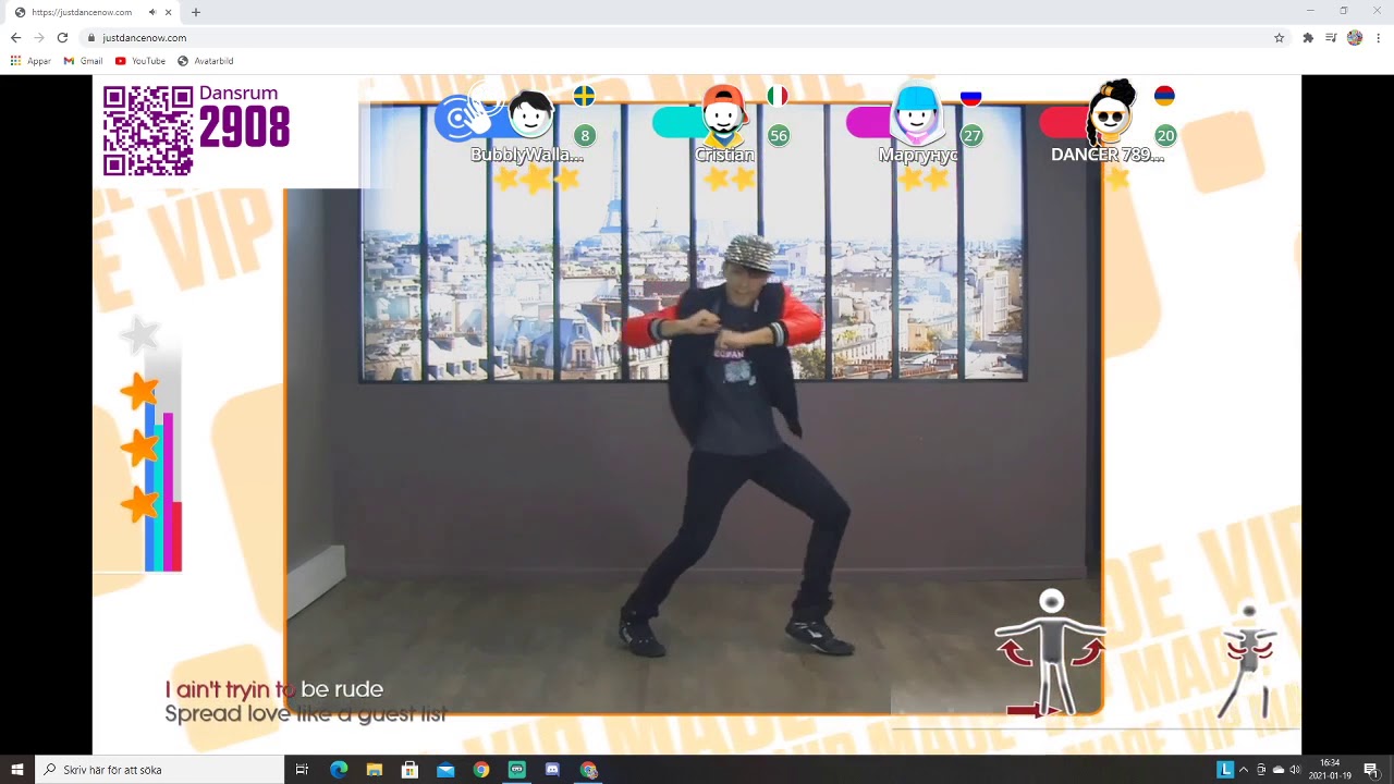 Just Dance Now - Turn Up The Love VIPMADE - 5 Stars Megastar - YouTube