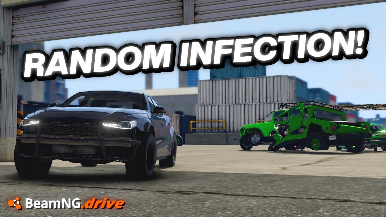 Random Infection will always be hugely chaotic! : BeamNG : BeamMP - YouTube