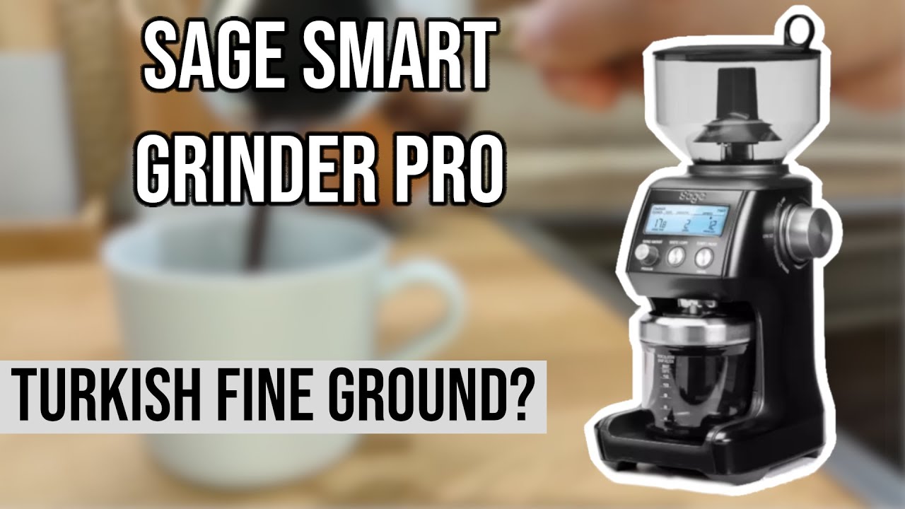 How fine can Sage Smart Grinder Pro grind? - YouTube