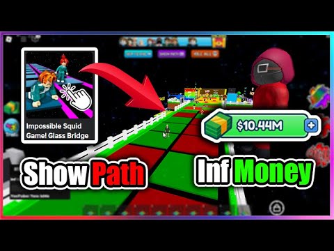 🦑 Impossible Squid Game! Glass Bridge 2 Script - Show Path | Inf Money ...