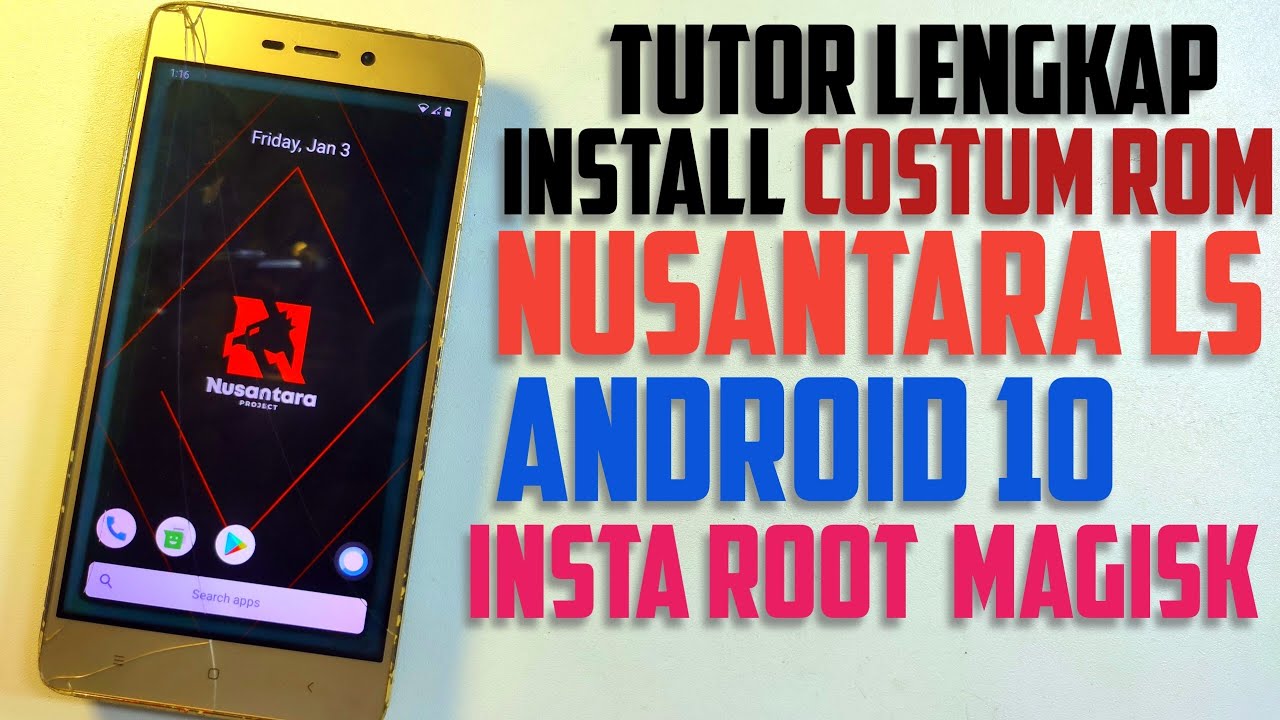 Cara Install Rom Nusantara + Root Magisk Di Xiomi Redmi 3s Land - YouTube