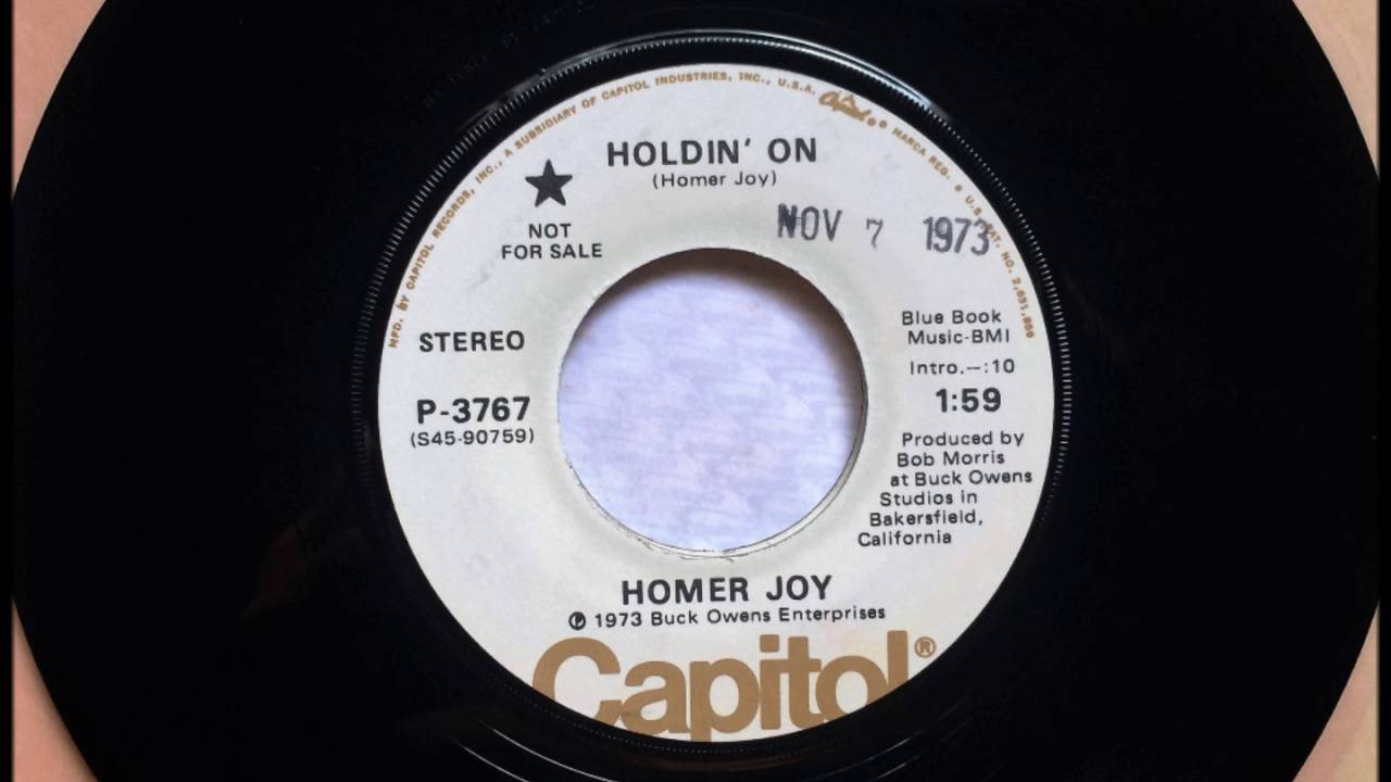 Holdin' On , Homer Joy , 1973 - YouTube