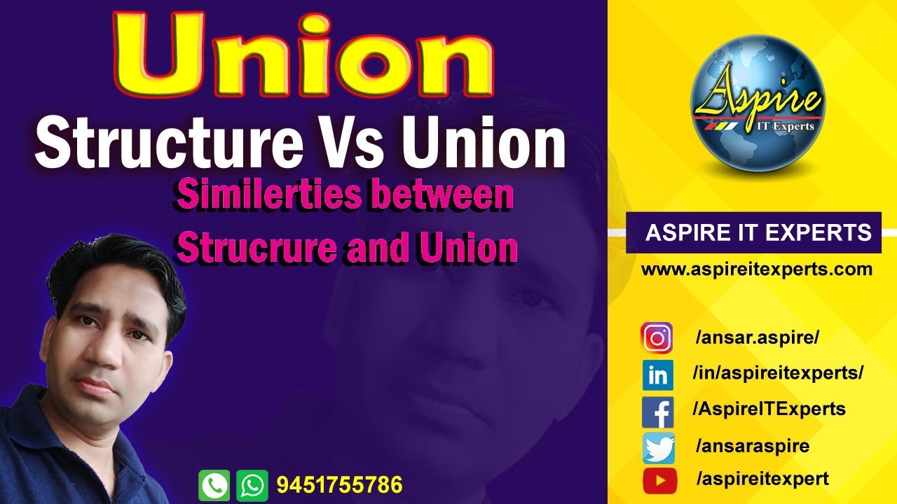 Union And Structure Structure Vs Union Difference Between Structure union-and-structure-structure-vs-union-difference-between-structure