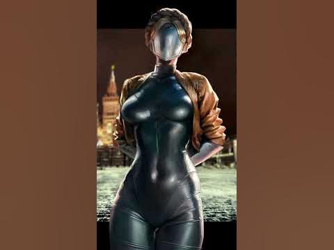 Близняшка из Атомик Харт на Красной Площади/Atomic Heart Twin on The ...