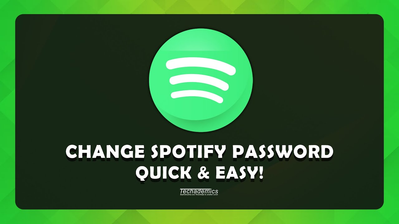 How To Change Your Spotify Password - (Quick & Easy) - YouTube