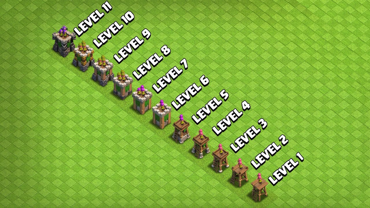 Clash Of Clans Archer Tower Level 7