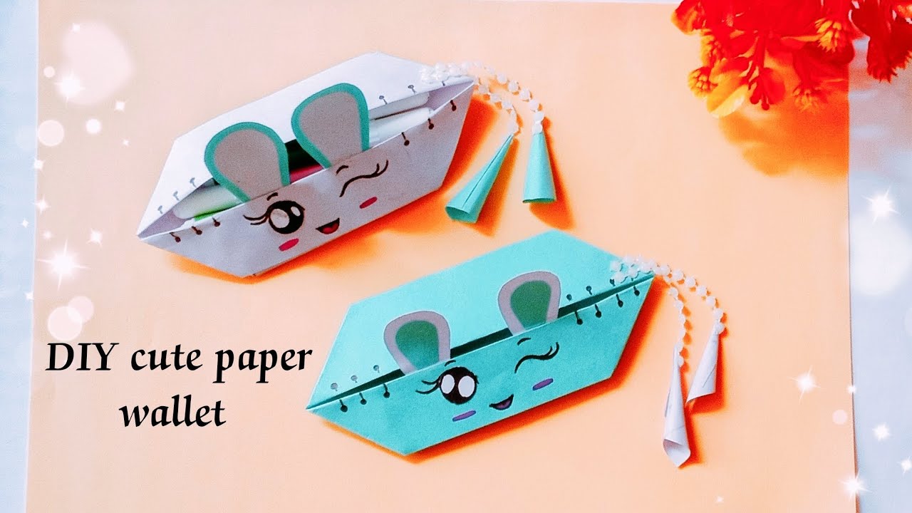 DiY cute paper pancil wallet idia # original paper pancil wallet #DIY ...