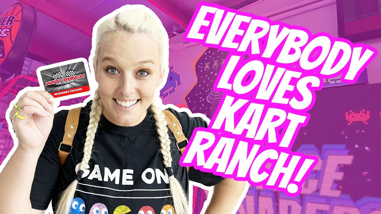 Racing to Get Tickets at the Kart Ranch Arcade! - YouTube