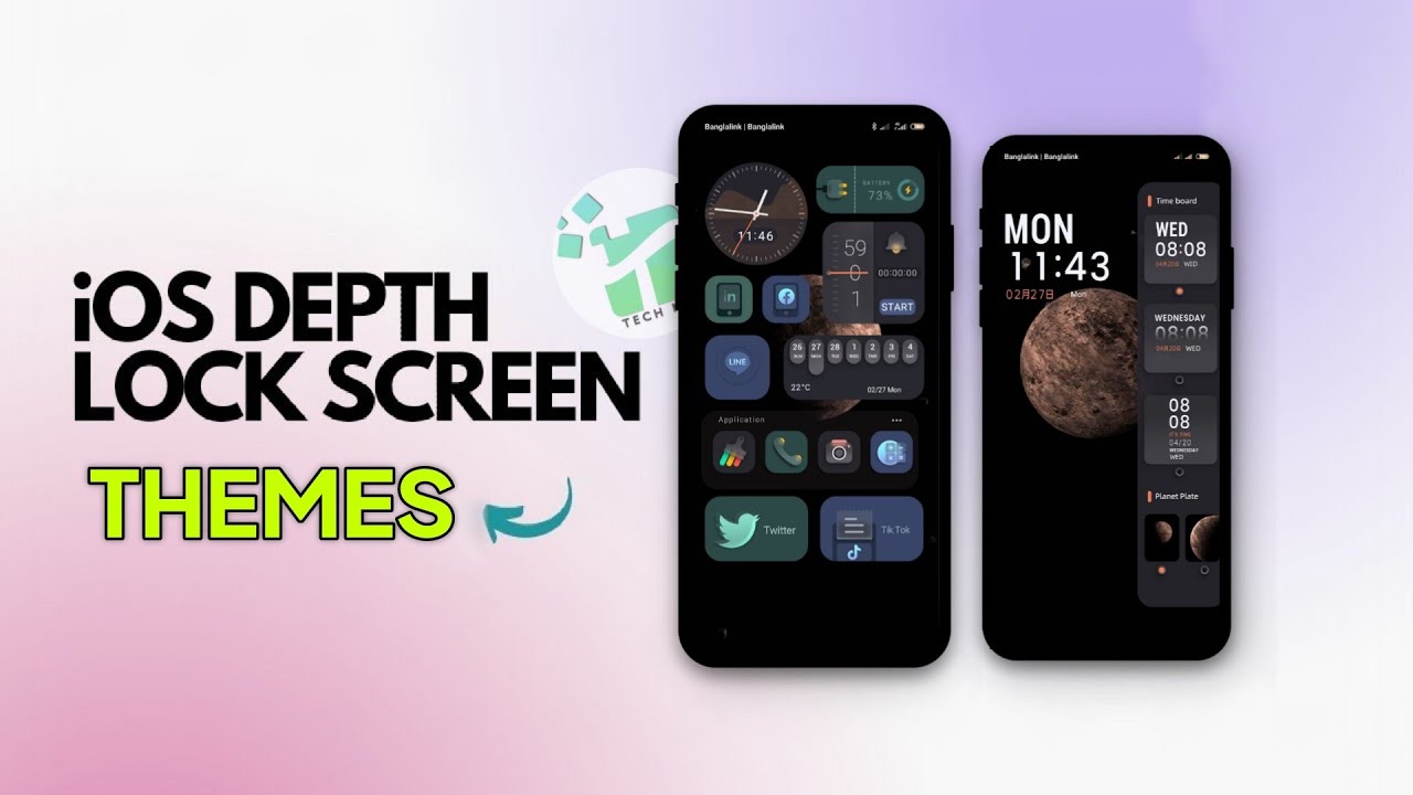 How To Use Depth Lock Screen in MIUI iOS Theme | Best MIUI Themes for ...