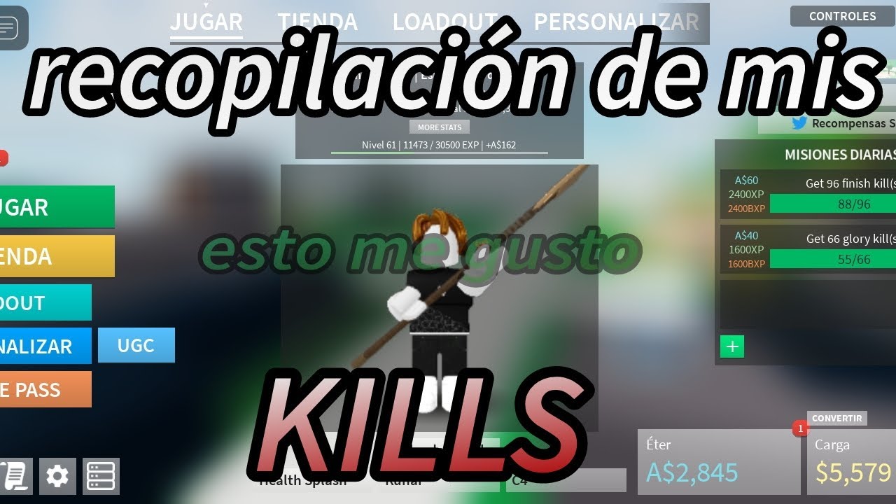 recopilación de mis kills en combat warriors | Roblox - YouTube