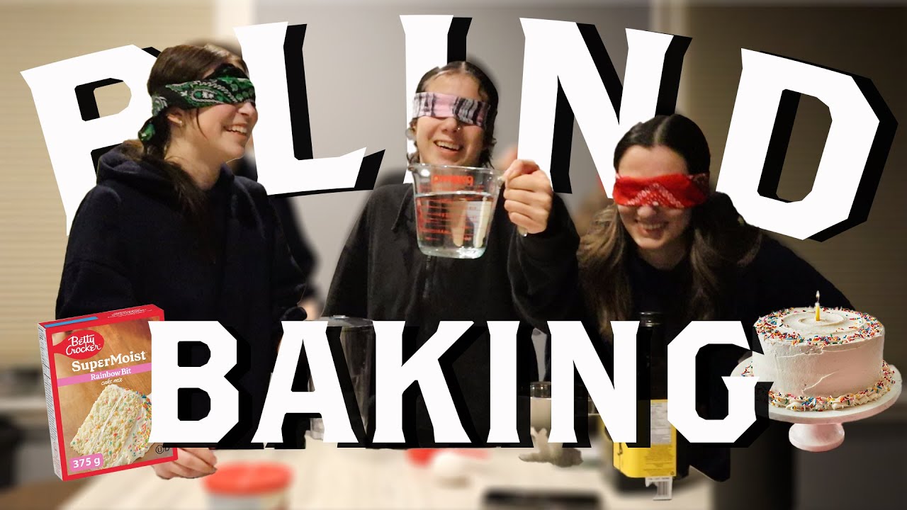 BLIND BAKING *GONE WRONG* - YouTube