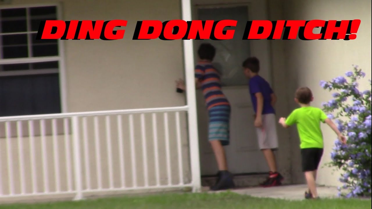 Ding Dong Ditching People's Houses! - YouTube
