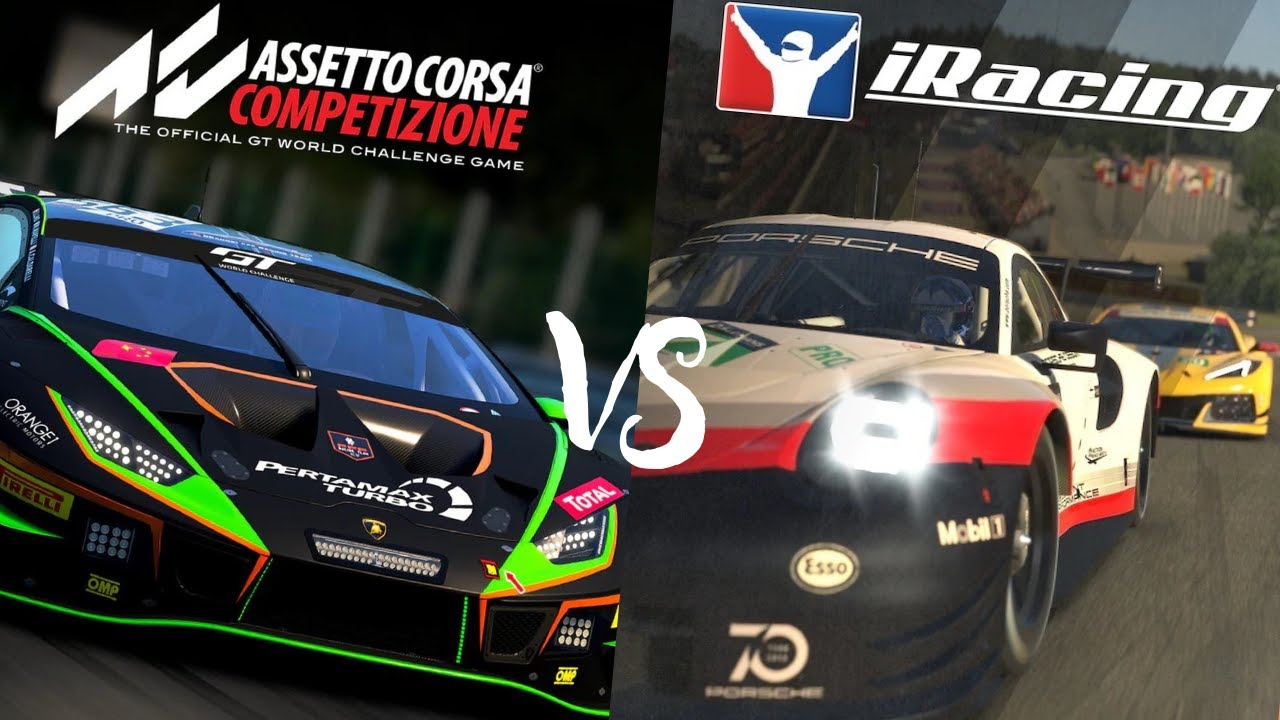 Esta es mi humilde opinión.... Assetto corsa Competizione vs iRacing ...