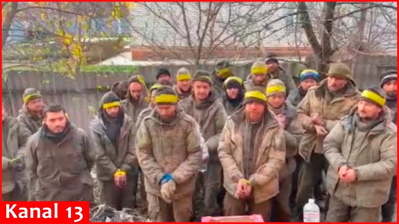 Russians come out to surrender one by one and in groups - They fell ...