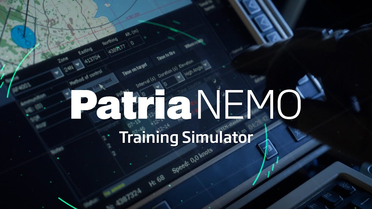 Patria NEMO Training Simulator – Virtual Firepower - YouTube