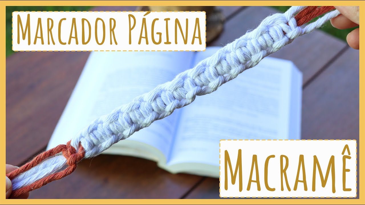📖Marcador de Página em Macramê – Um Mimo Perfeito para Presentear ...
