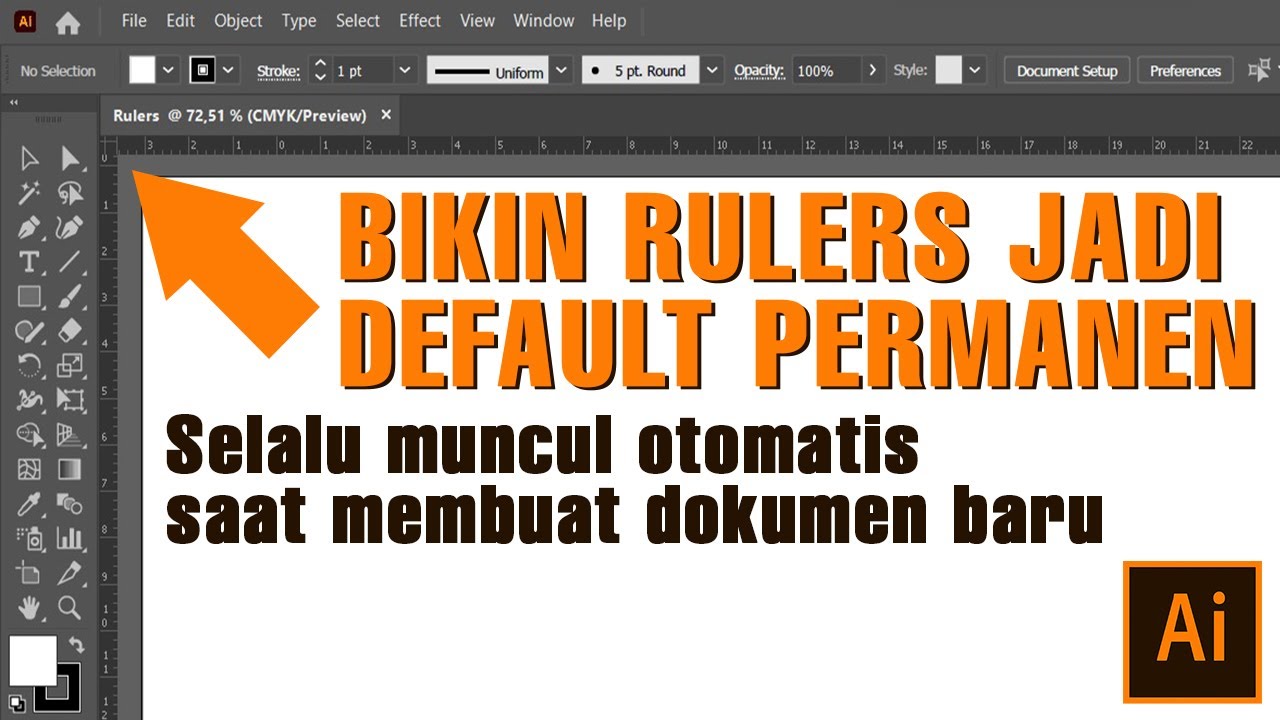 Cara Membuat Rulers Default Permanen Di Adobe Illustrator YouTube cara-membuat-rulers-default-permanen-di-adobe-illustrator-youtube