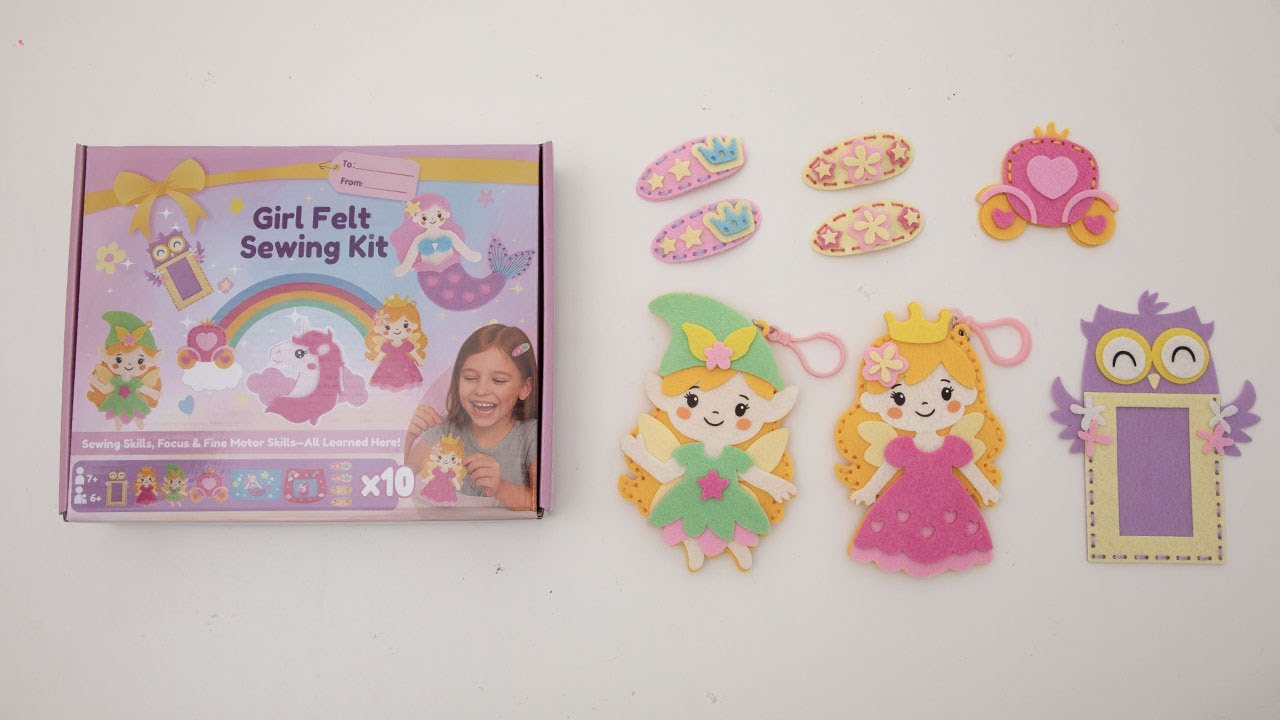 1. Girl’s Sewing Kit Tutorial: 6 Projects Included - YouTube