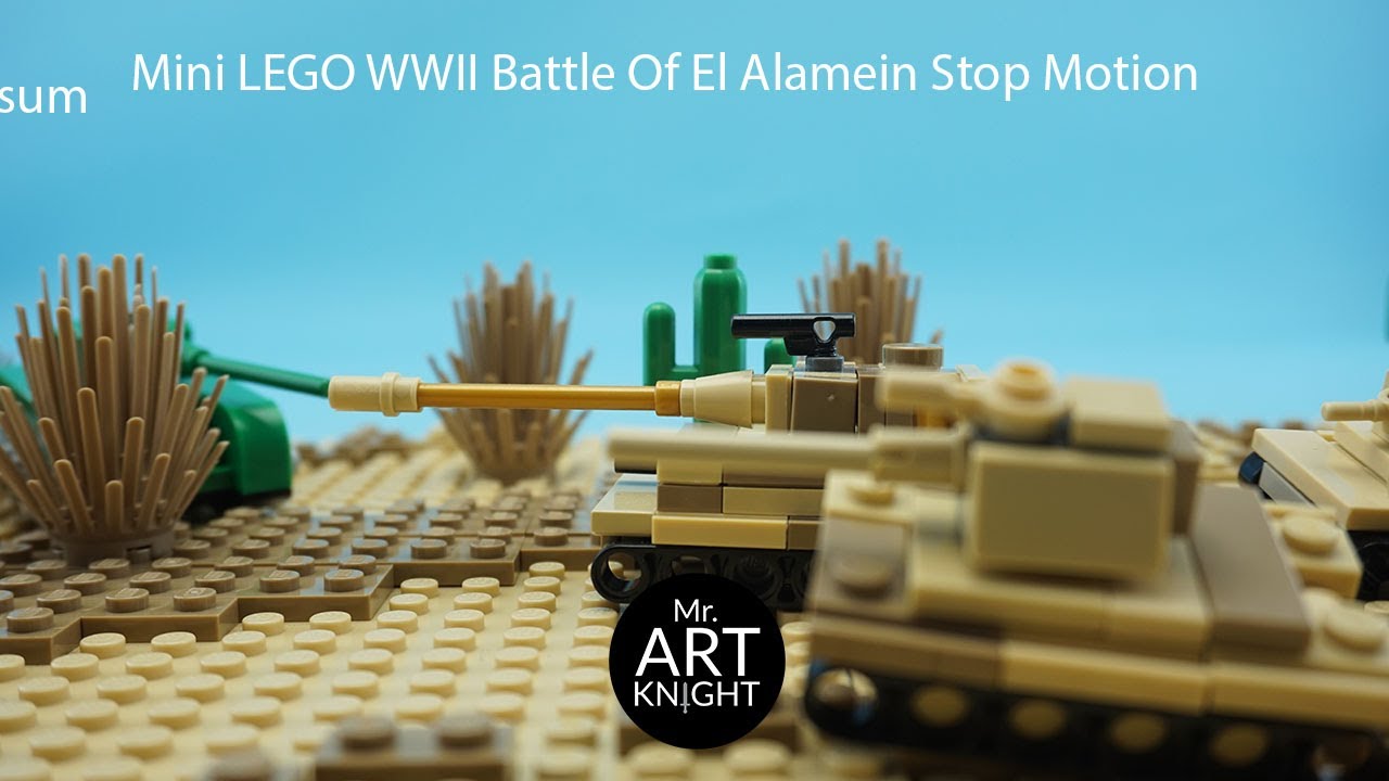 Mini LEGO WWII Battle Of El Alamein - YouTube