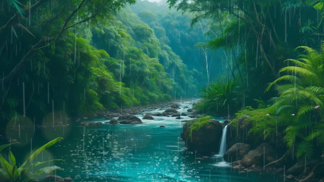 1 Hour of Pure Relaxing Background Music with Forest Video Loop – Calm ...