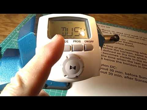 Intermatic DT620 Timer - Programming ON and OFF for landscaping lights from DUSK to DAWN - YouTube