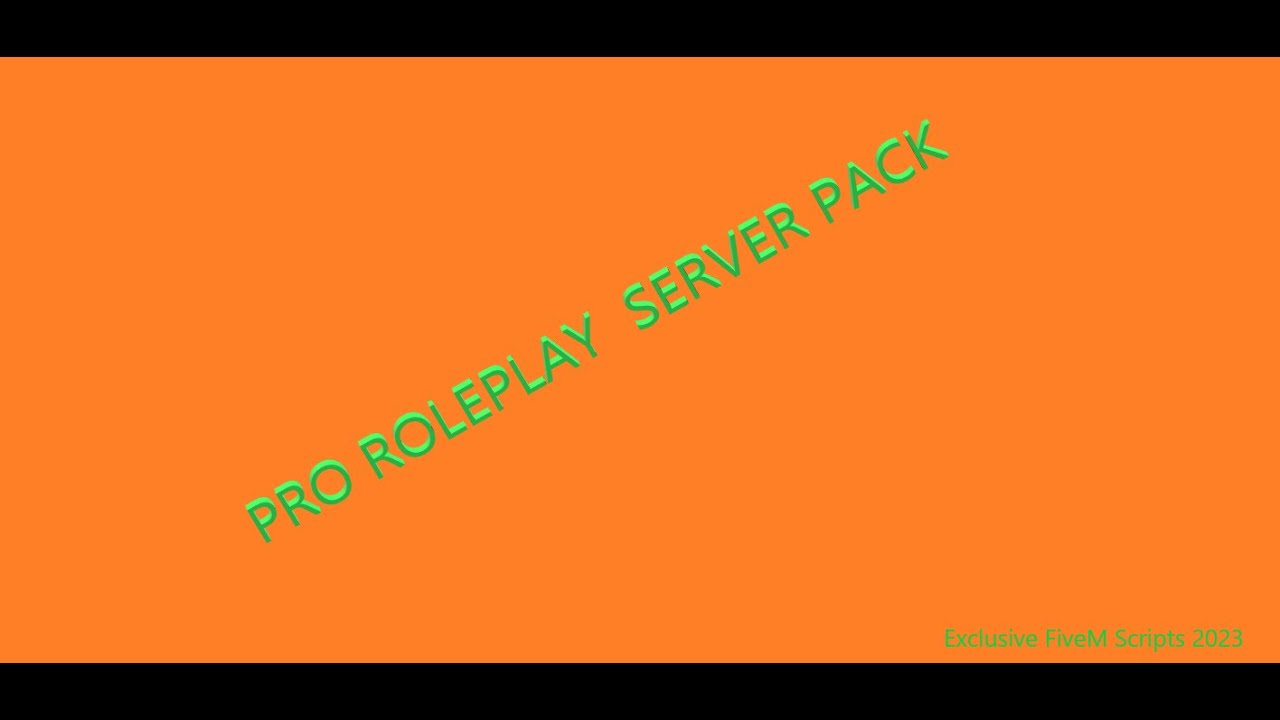 Exclusive FiveM Scripts - ESX PROFESSIONAL ROLEPLAY SERVER PACK 5 | FREE - YouTube