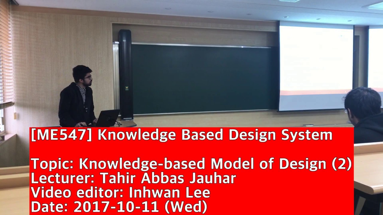 171011 Knowledge Based Design System : Knowledge-based Model of Design ...
