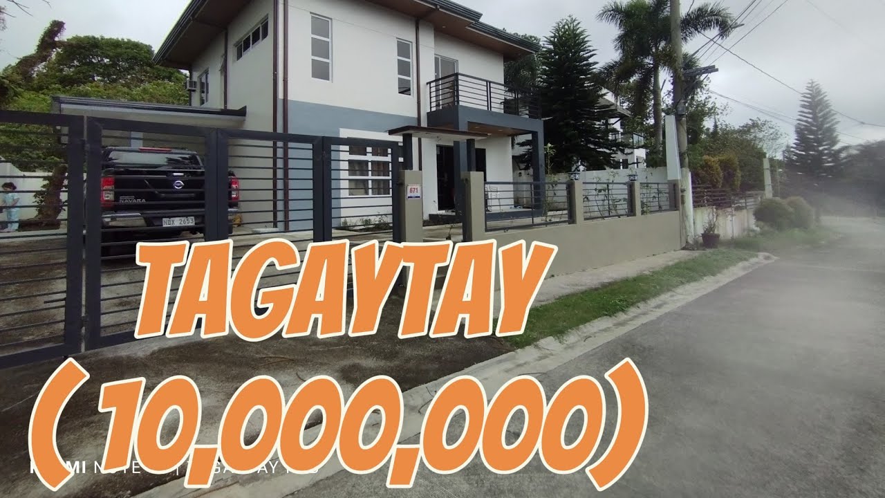 IT'S A STEAL! BRAND NEW HOUSE IN TAGAYTAY INSIDE SUBDIVISION (10M ...