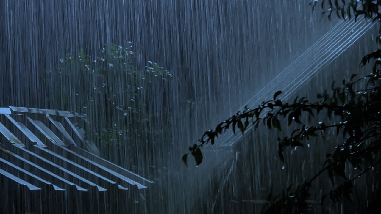 Listen To The Sound Of Heavy Rain On The Roof, Feel The Relaxation And ...