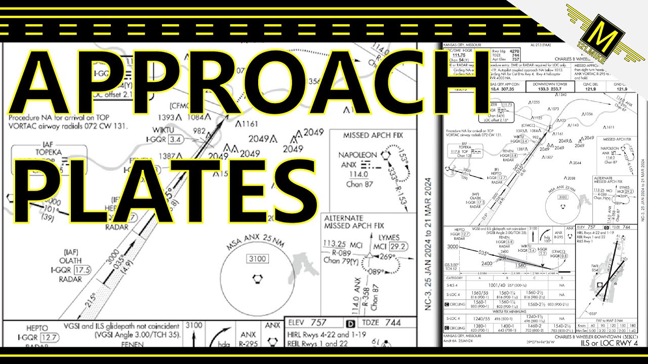 Approach Plate Introduction - 121.Mike - YouTube