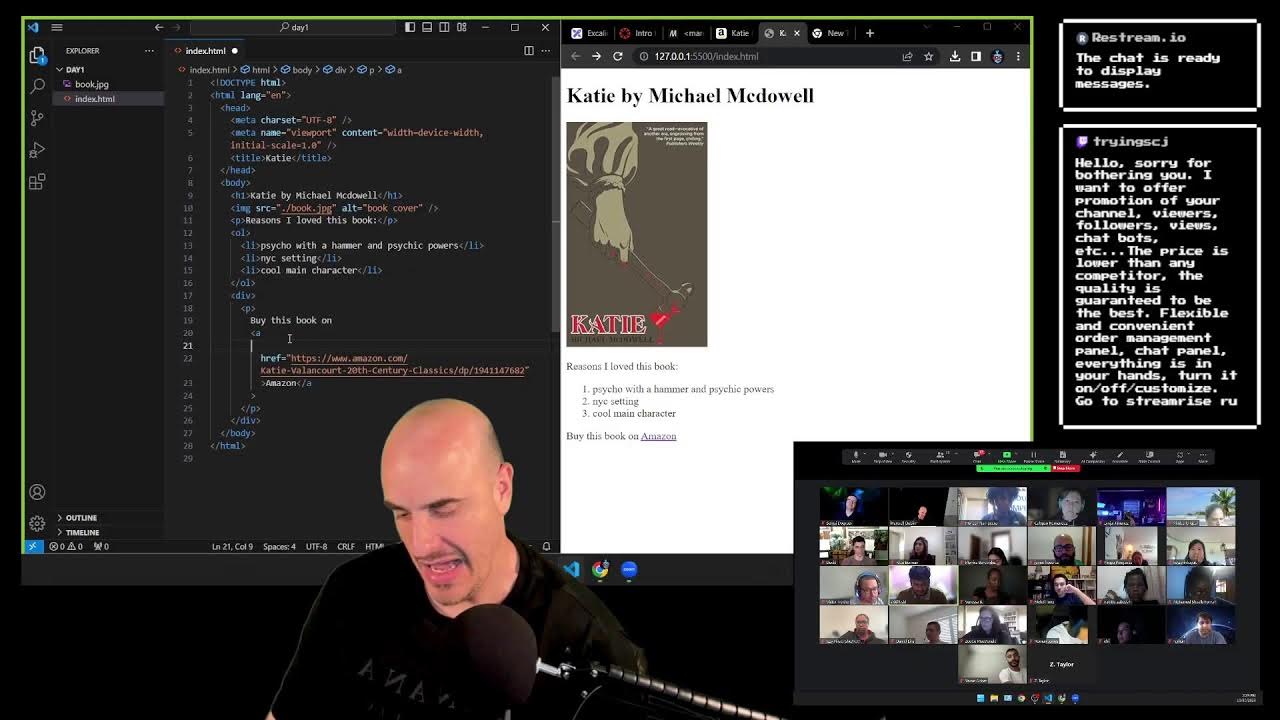 Hackmyhead Coding Bootcamp Day 1 Youtube
