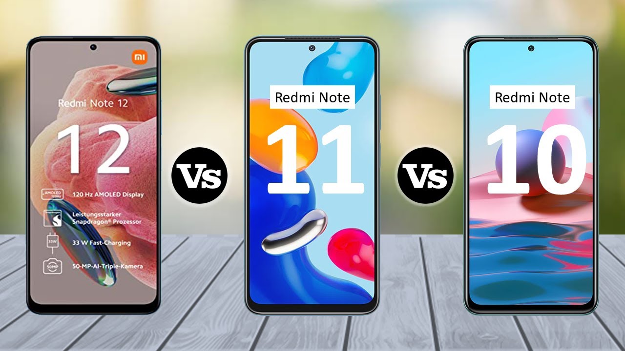 Redmi Note 12 4G Vs Redmi Note 11 4G Vs Redmi Note 10 4G - Full ...