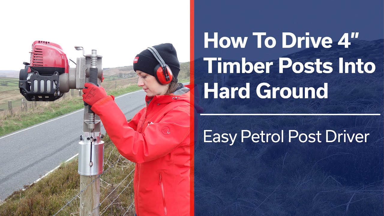 Driving 4" Posts into the Ground with the Pilot Core Tool | Easy Petrol ...
