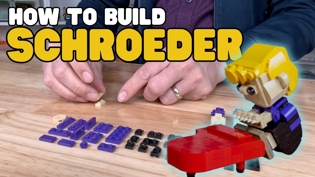 I Built Schroeder from the Peanuts using LEGO bricks! - YouTube