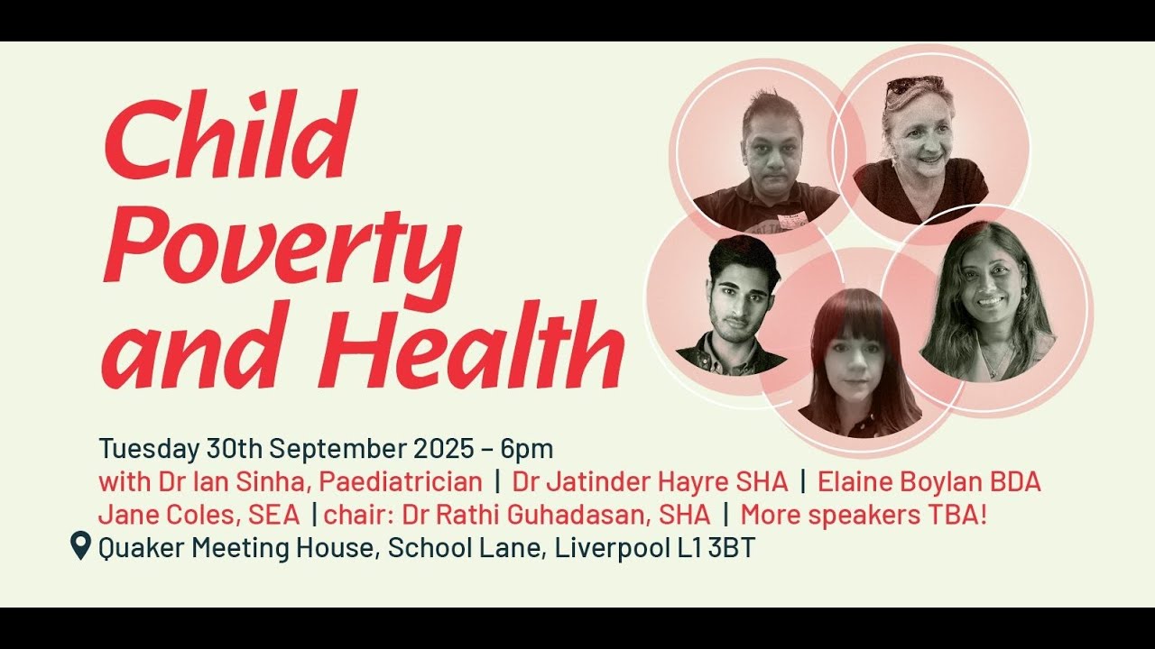Child Health and Poverty - SHA Fringe Liverpool - 30th Sept. 2025 - YouTube