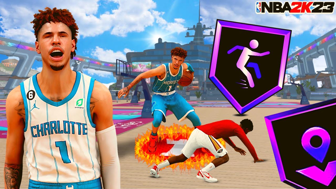 99 BALL HANDLE LAMELO BALL WITH HOF ANKLE BREAKER + HOF SPACE CREATOR ...