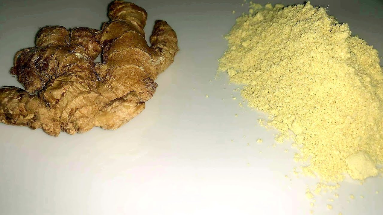 HOW TO MAKE GINGER POWDER AT HOME IN JUST A SIMPLE STEP - YouTube