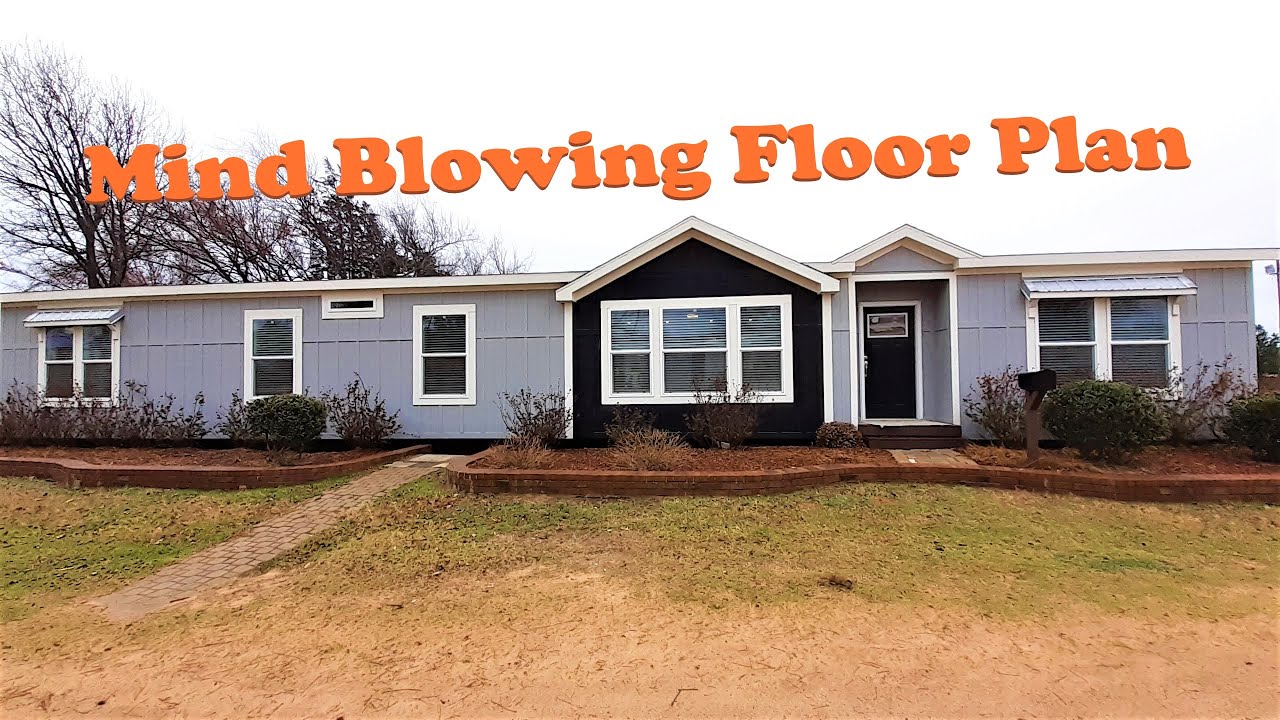 I found the most unique double wide floor plan. - YouTube