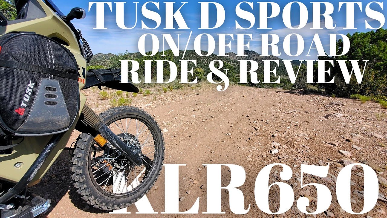 KLR650 - New Tusk D Sport Tires - On/Off Road Ride & Review - Awesome ...
