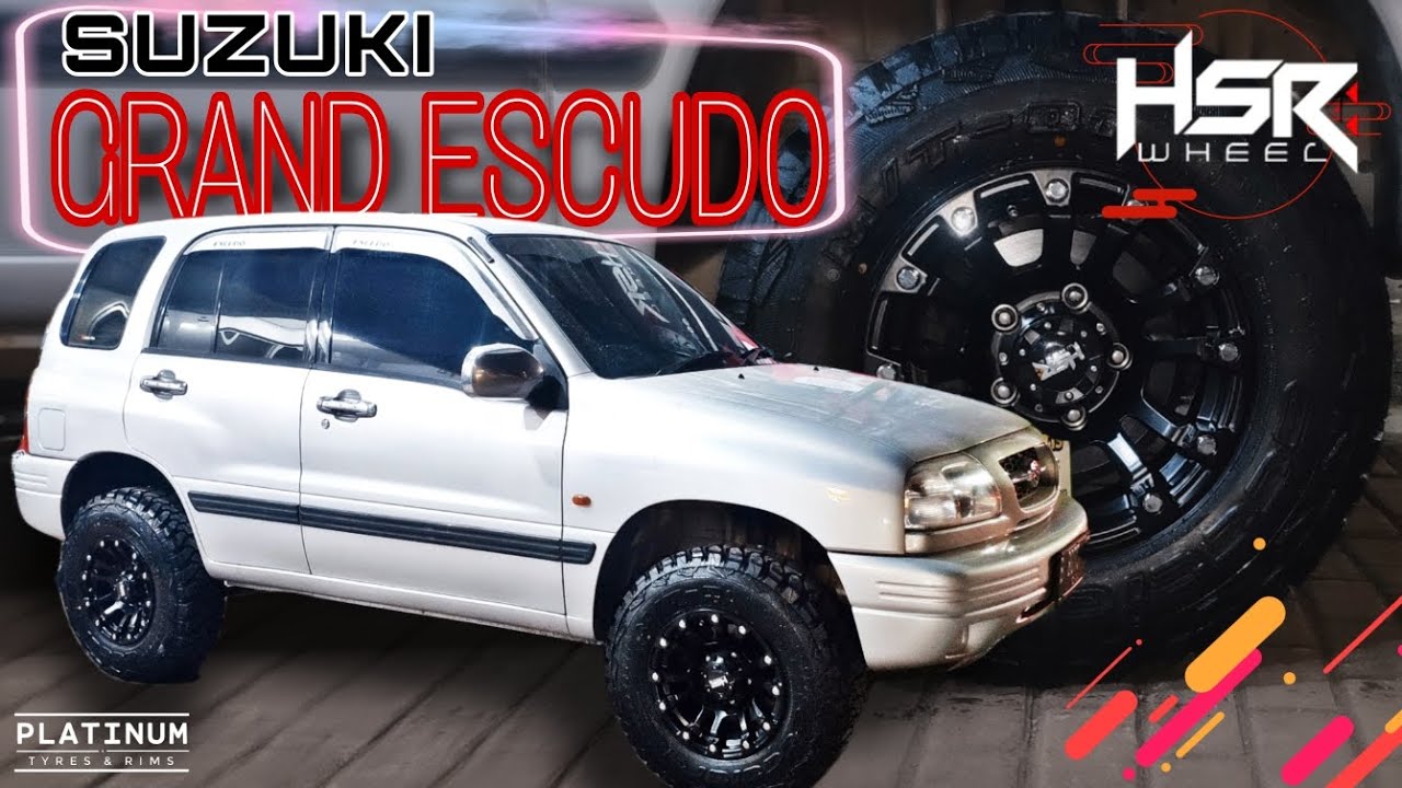 SUZUKI GRAND ESCUDO USE VELG HSR WHEEL TYPE DESTROYER SMB RING 15 + BAN ...