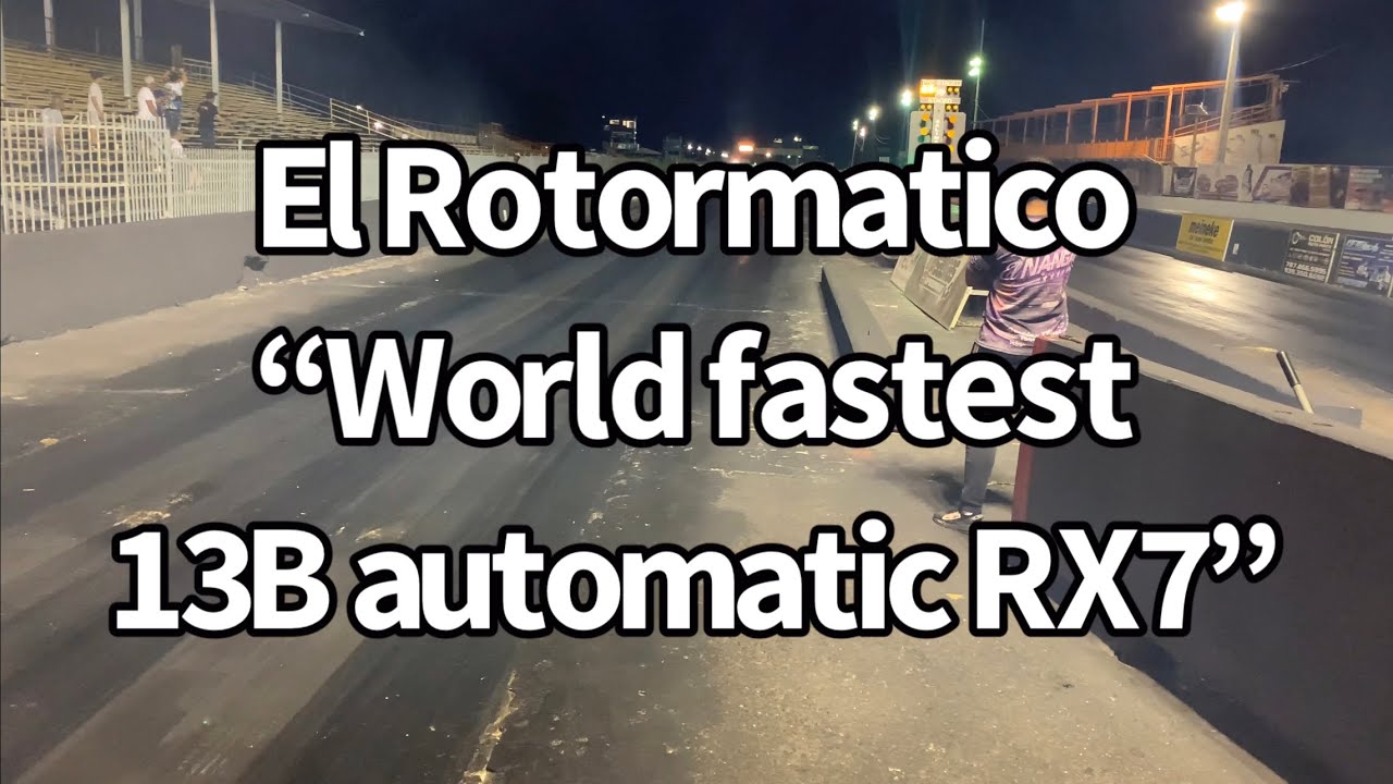 #13B World fastest Rotary powered Automatic #RX7 #Brap 4K - YouTube