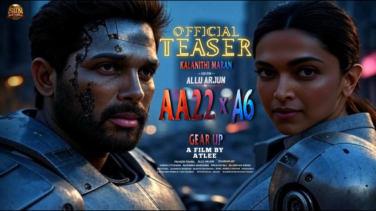 AA 22 Official Teaser | Allu Arjun ,Deepika Padukone , Atlee | Allu ...