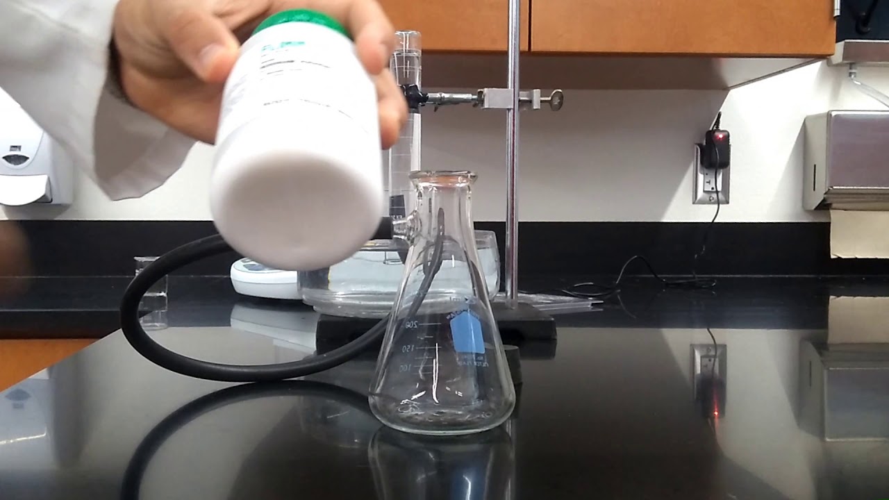 Oxygen Gas Collection Trial - YouTube