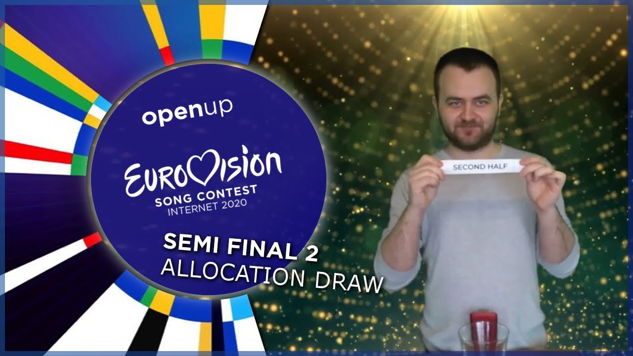 Allocation Draw after the second Semi-Final of Eurovision 2020. - YouTube