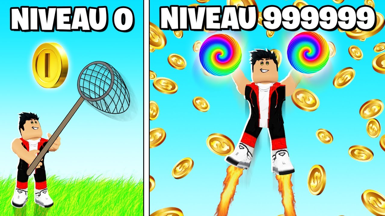 JE RAMASSE 1,000,000€ DE PIÈCES 🤑 SUR ROBLOX ! Coin Simulator - YouTube